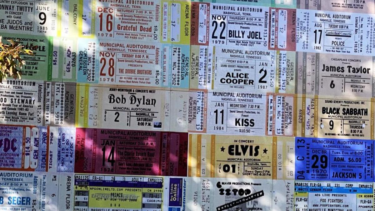 Get Your Tickets Mural | Visit Nashville TN