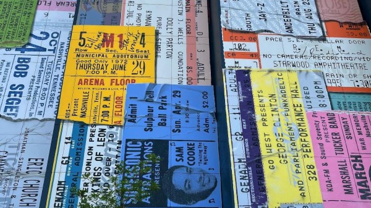 Big Tickets Mural | Visit Nashville TN